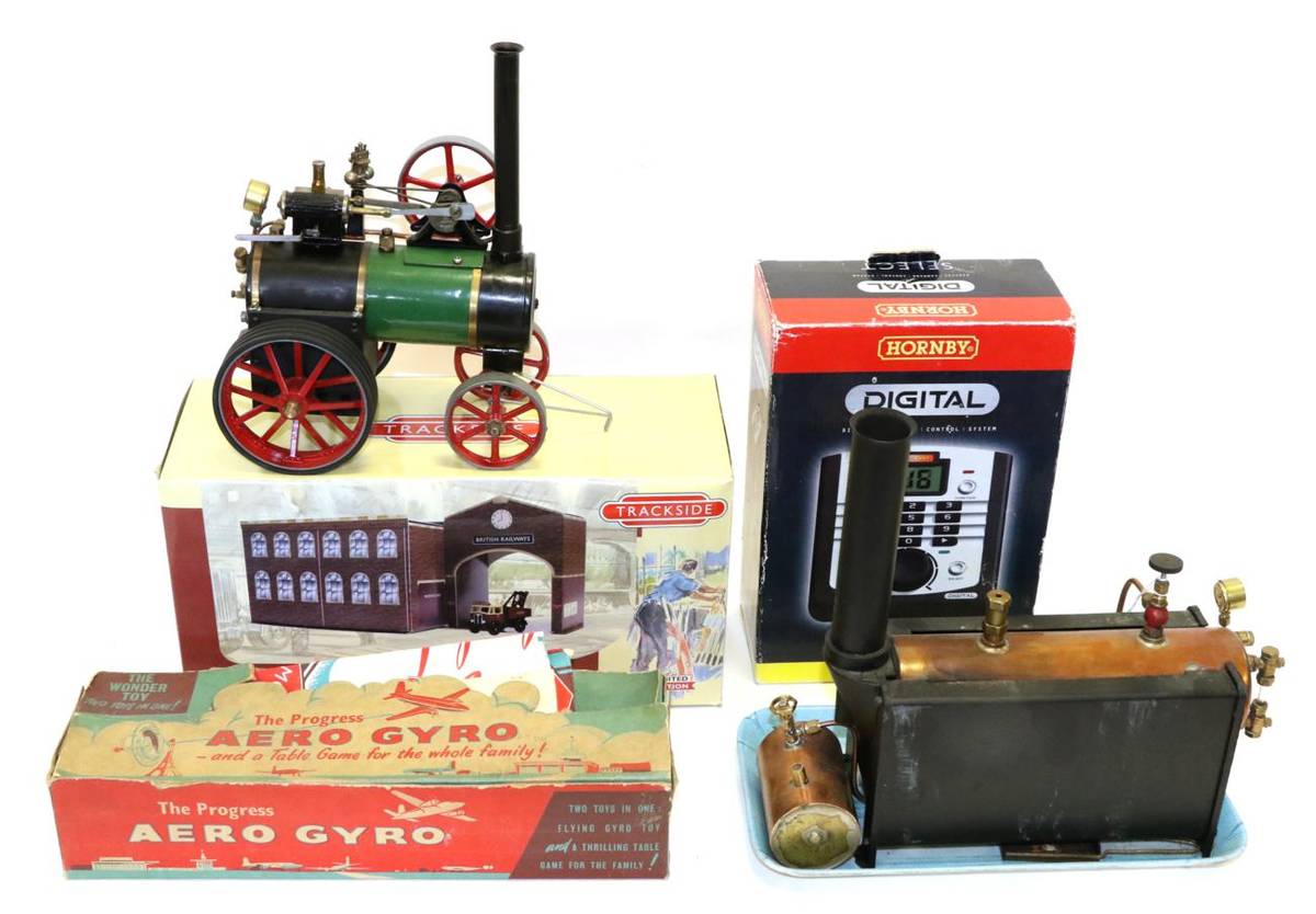Lot 3407 - Live Steam Traction Engine with single
