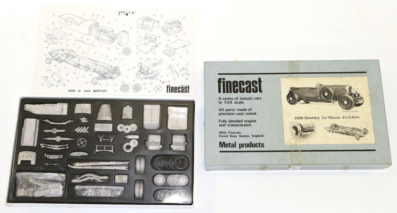 Lot 3521 - Finecast Unmade Kit 1:24 Scale 1928 Bentley