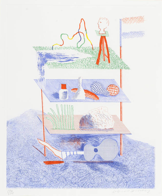 Lot 730 - David Hockney (b.1937) "Serenade - The Blue