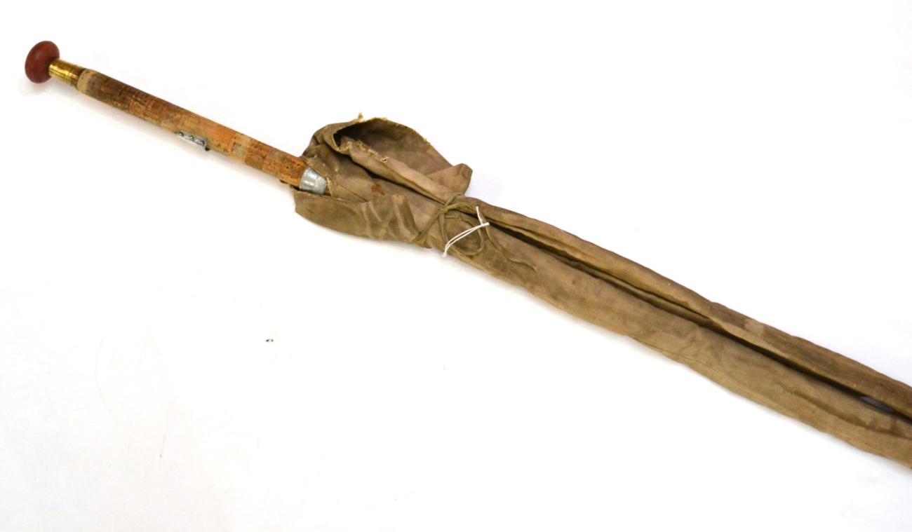 Lot 114 - Five Piece Split Cane Salmon Rod (Three