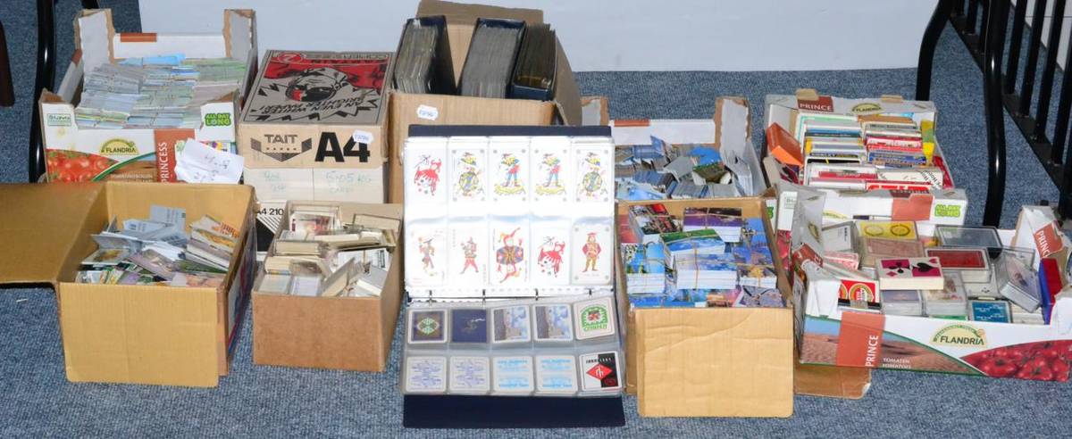 Lot 36 - A Large Collection of Playing Cards, Trade