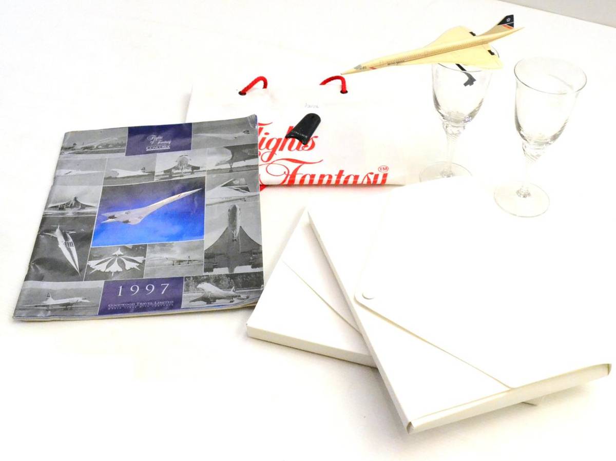 Lot 65 - Concorde Memorabilia including two Gift Packs