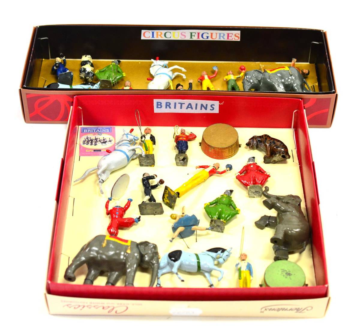 Lot 333 - Britains Circus Figures including three