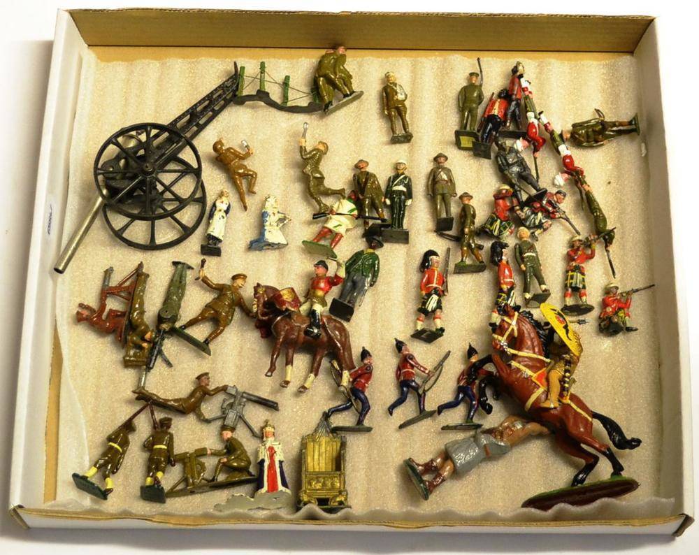 Lot 335 - Various Figures including Crescent WWI wire