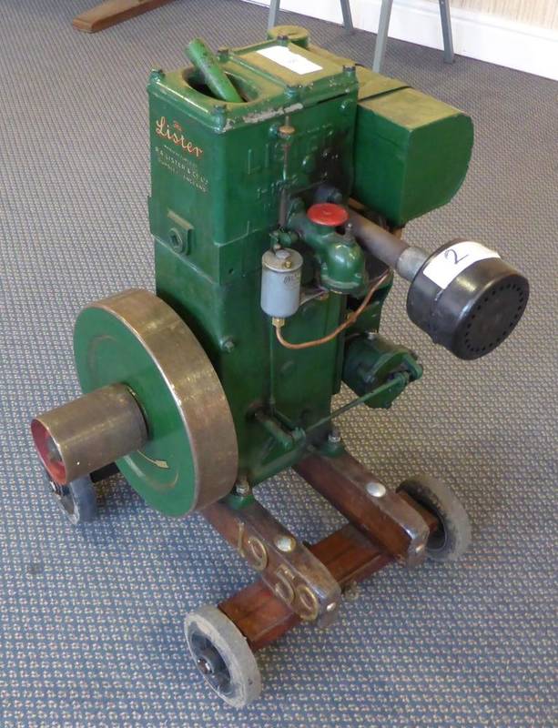 Lot 346 - Lister 1062 Petrol Engine Type DH9 No. 309,