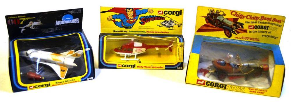 Lot 203 - Three Boxed Corgi TV Related Vehicles
