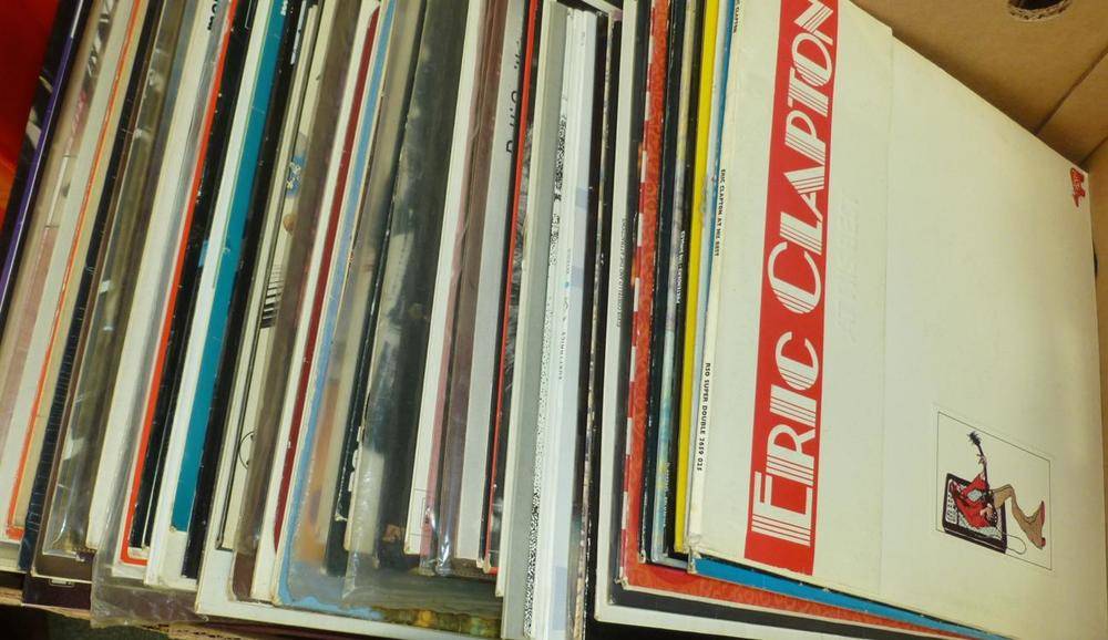 Lot 266 - A Collection of Rock LPs, including Led