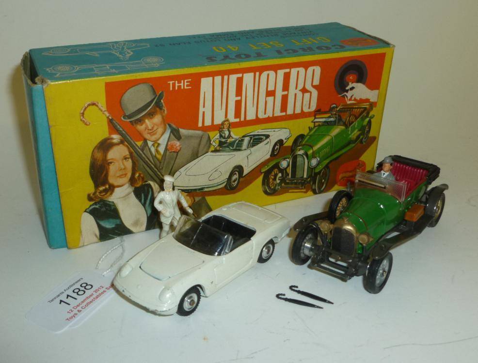 Lot 1188 - A Boxed Corgi The Avengers Gift Set No.40,