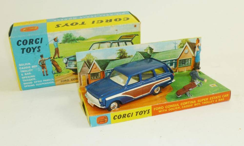 Lot 227 - A Boxed Corgi Ford Consul Cortina Super
