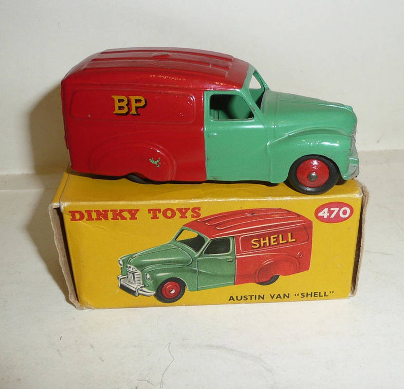Lot 223 - Boxed Dinky Austin 'Shell' Van No.470, in