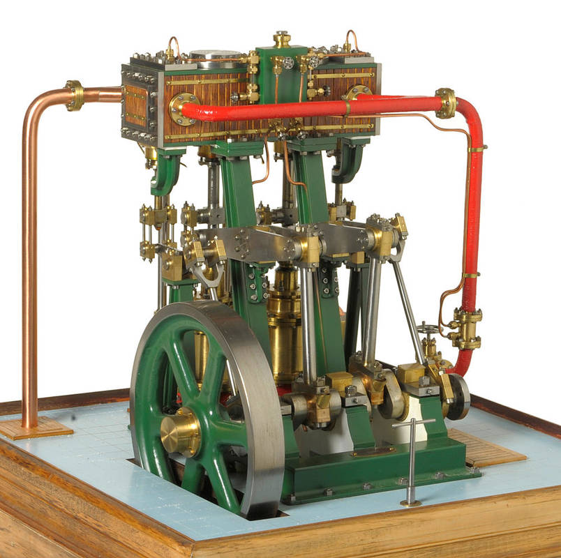 Lot 53 - A Fine Exhibition Model of a Twin Cylinder