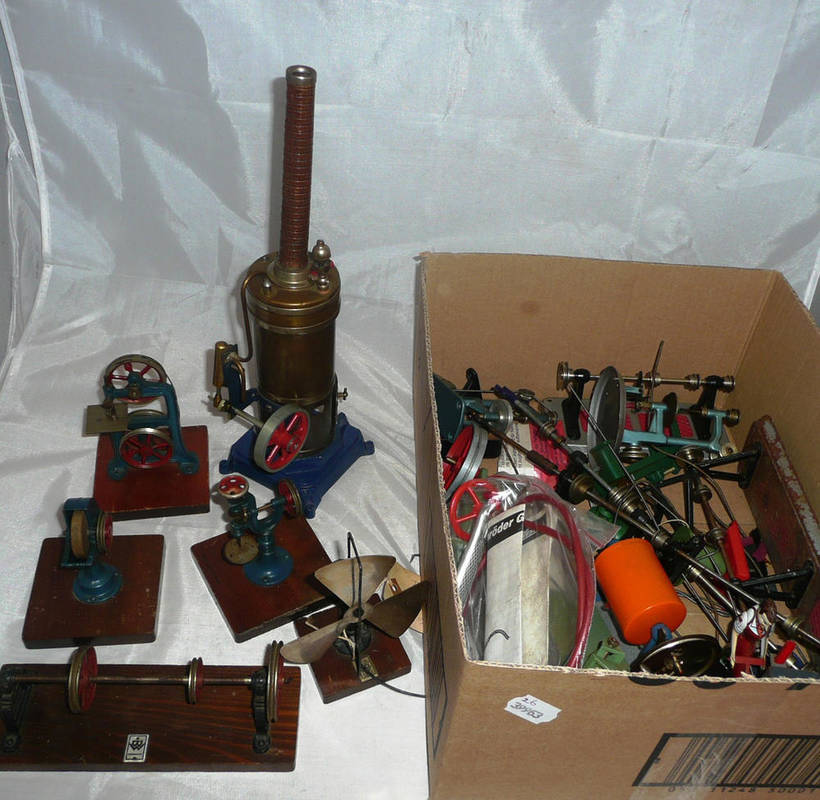 Lot 63 - A Bing Cast Iron and Tinplate Vertical