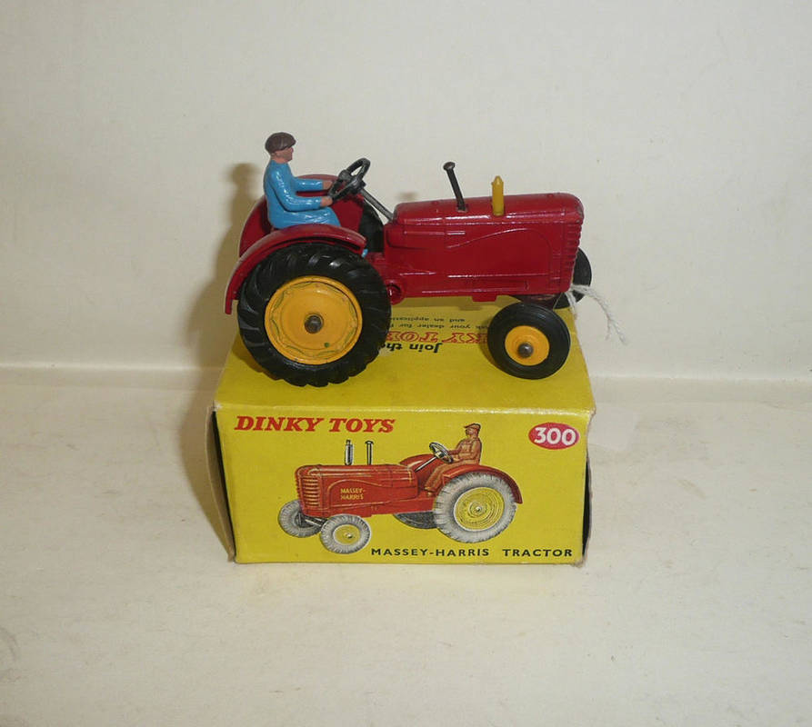 Lot 240 - A Boxed Dinky Massey-Harris Tractor No.300,
