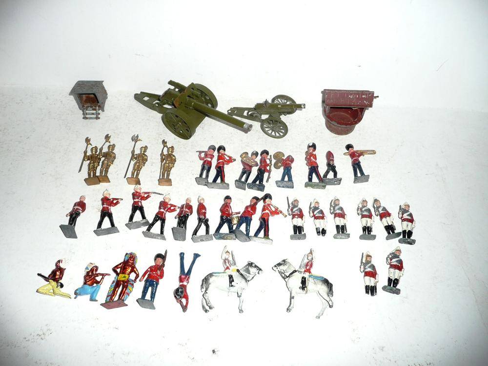 Lot 113 - A Collection of Lead Figures, including