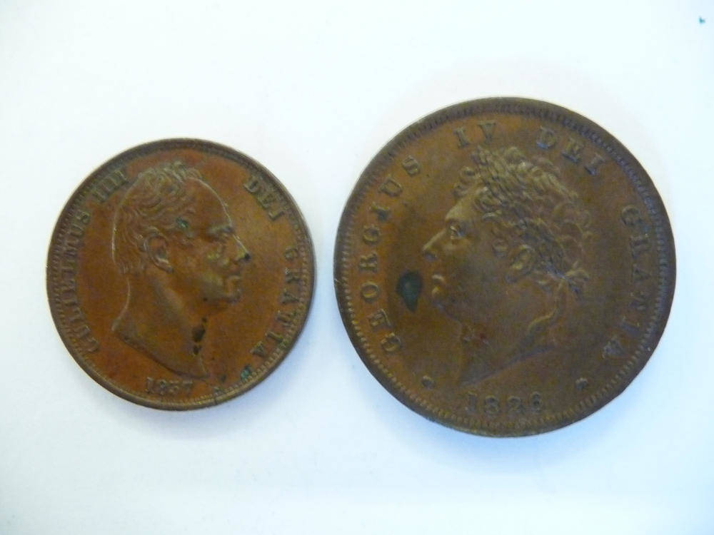 Lot 104 - George IV Penny 1826, minor marks on bust,