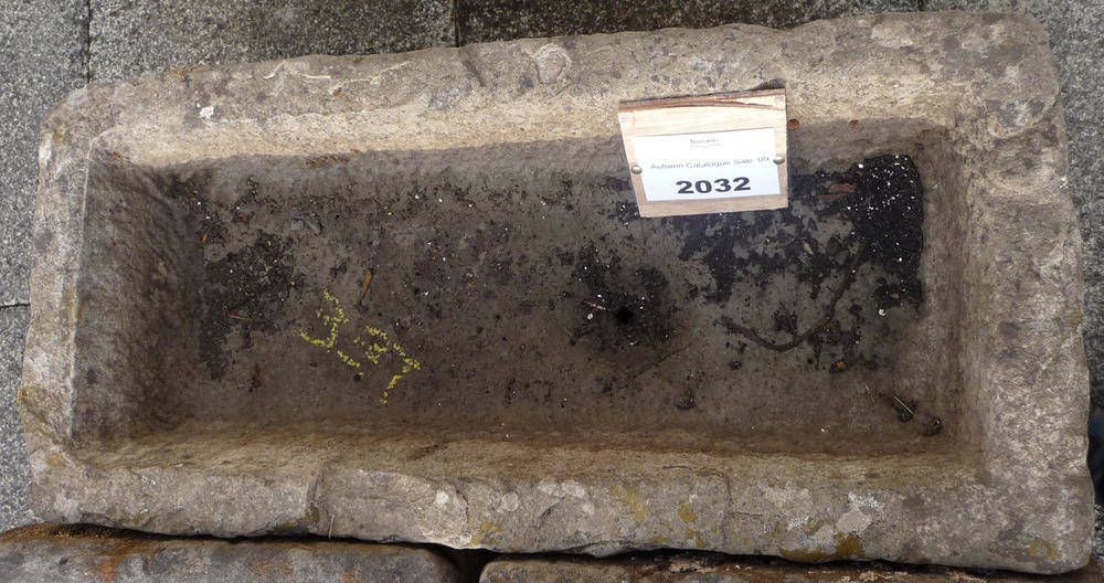 Lot 2032 - A Large Rectangular Trough, 84cm by 46cm by