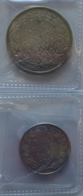 Lot 106 - George III Three Shillings Bank Token 1812,