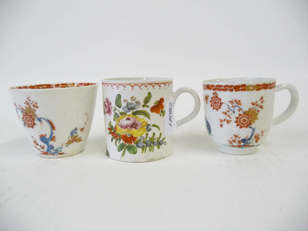 Lot 133 - A Bow Porcelain Conical Beaker, circa 1755,