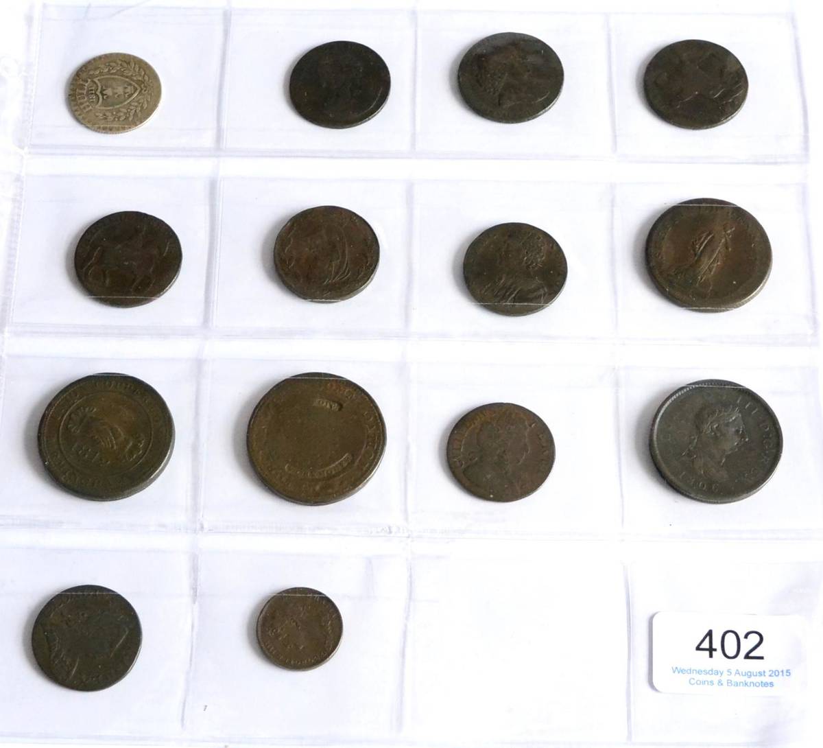 Lot 402 - Hull, Silver 1 shilling & 6 pence Token 1811