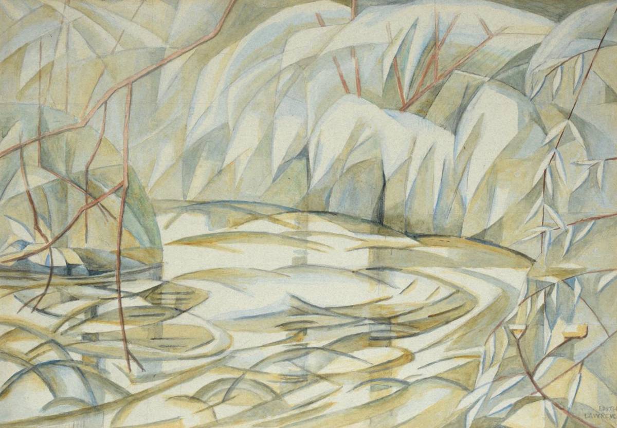 Lot 2039 - Edith Lawrence (1890-1973) 'River Avon,