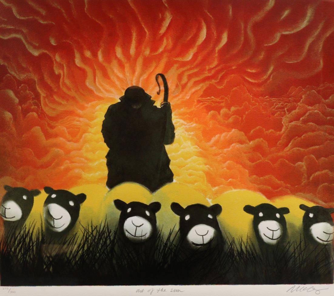 Lot 2025 - After Mackenzie Thorpe (b.1956) 'Out of the