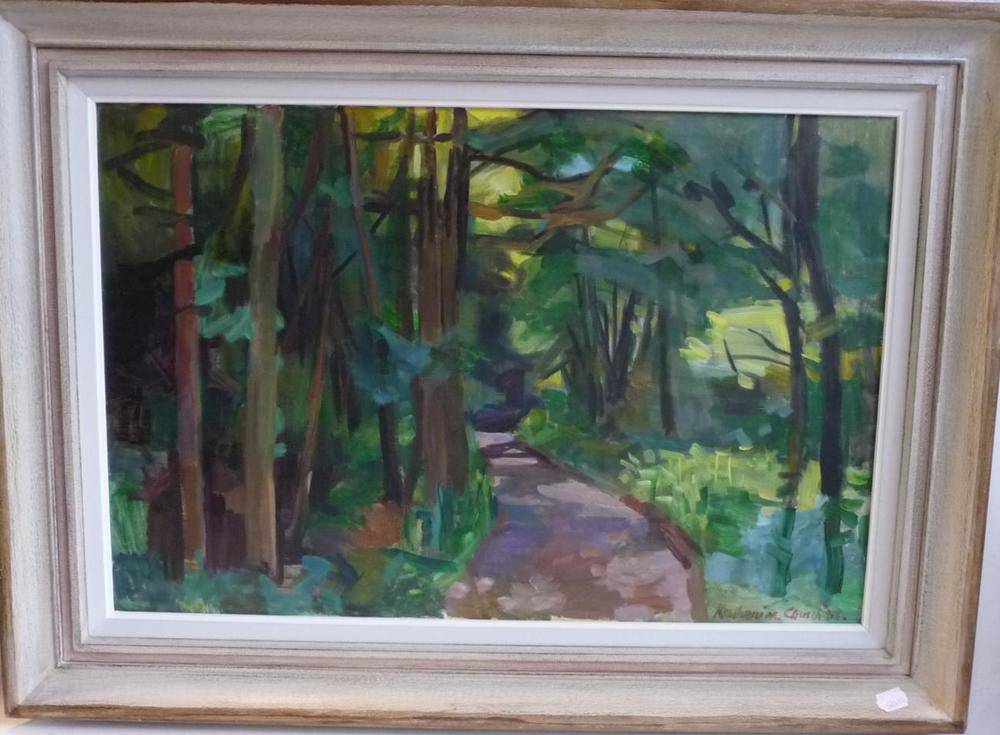 Lot 1154 - Katherine Church (1910-1999) Woodland