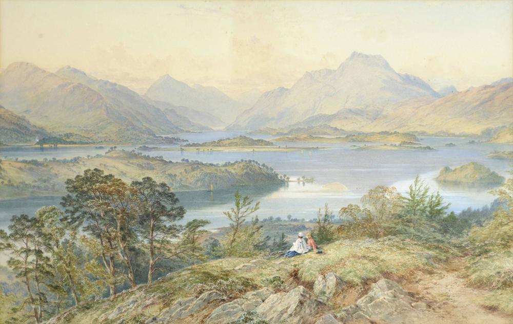 Lot 673 - John Adam Houston RSA, RI (1812-1884) "Loch