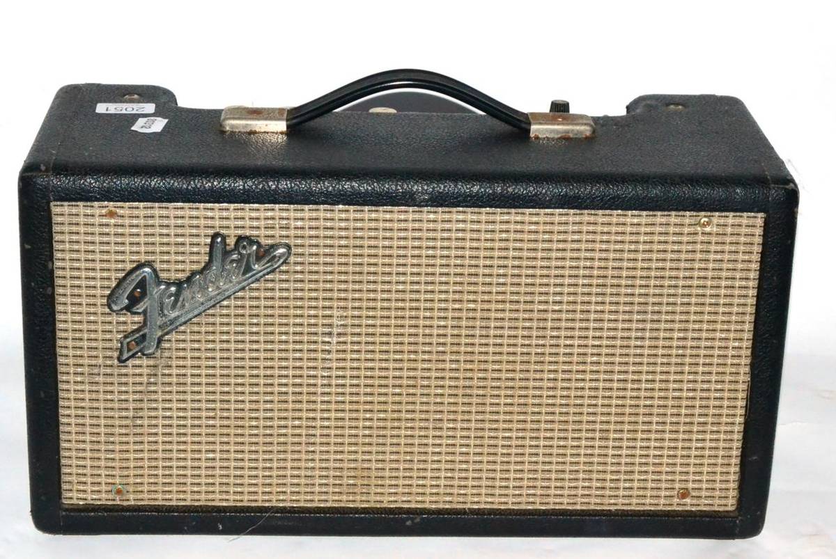 Lot 2051 - Fender Blackface Reverb Amp Unit, made in U.