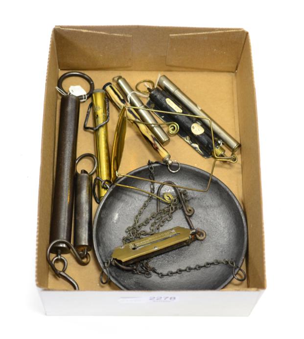 Lot 2278 - Various Spring Balances Salter Letter