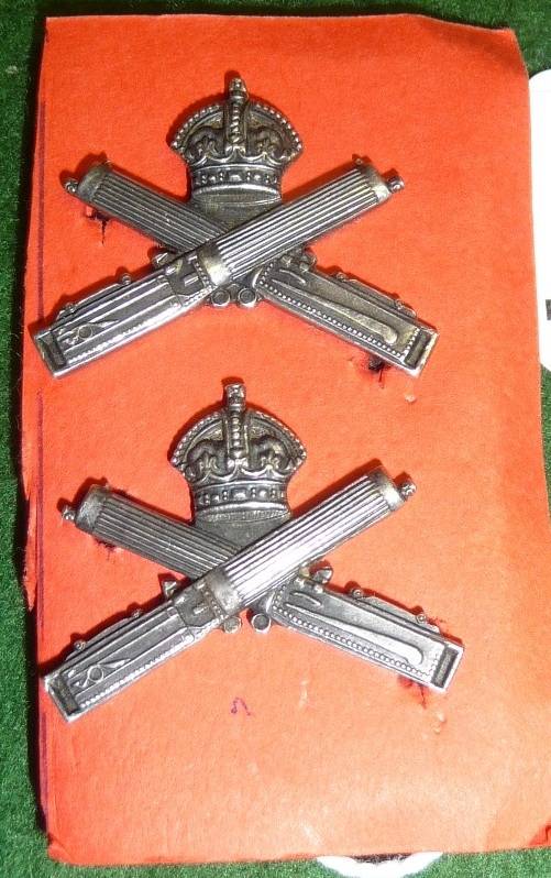Lot 27 - A Rare Pair of Silver Machine Gun Corps