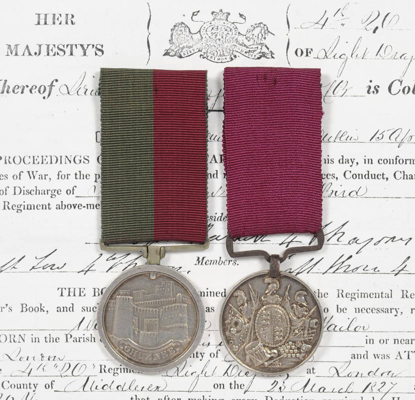 Lot 1 - A Pair, awarded to Sergeant William Bird 4th