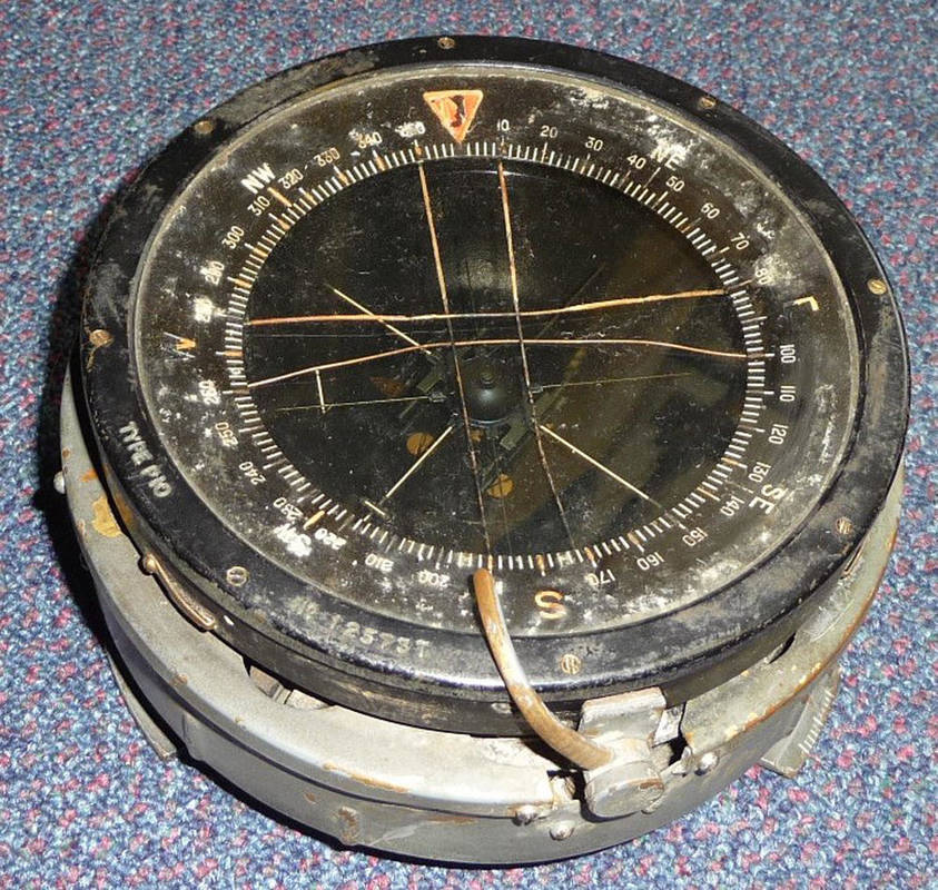 Lot 96 - A Second World War Lancaster Bomber Compass,