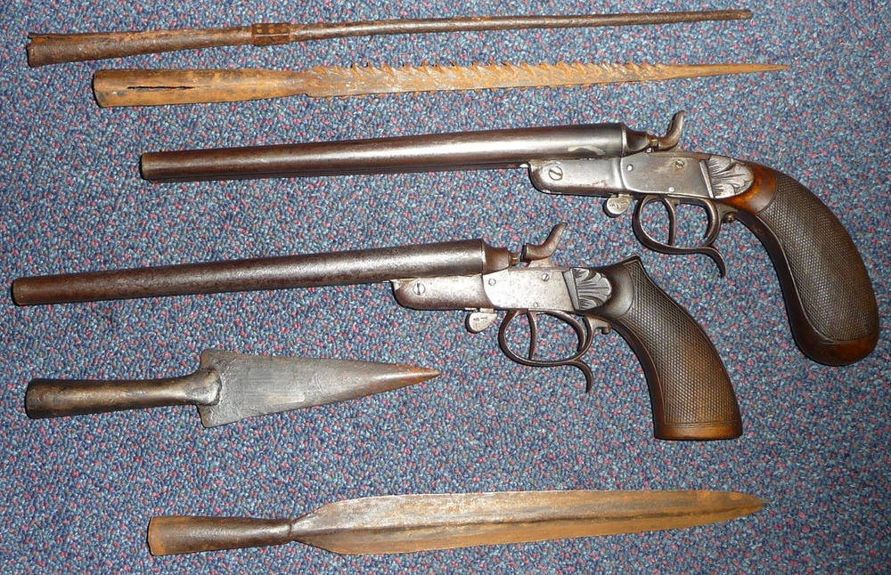 Lot 379 - A Matched Pair of Deactivated Belgian Double