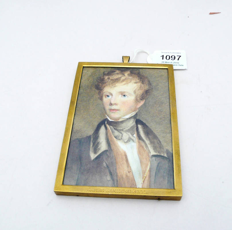 Lot 1097 - English School, circa 1840: Portrait