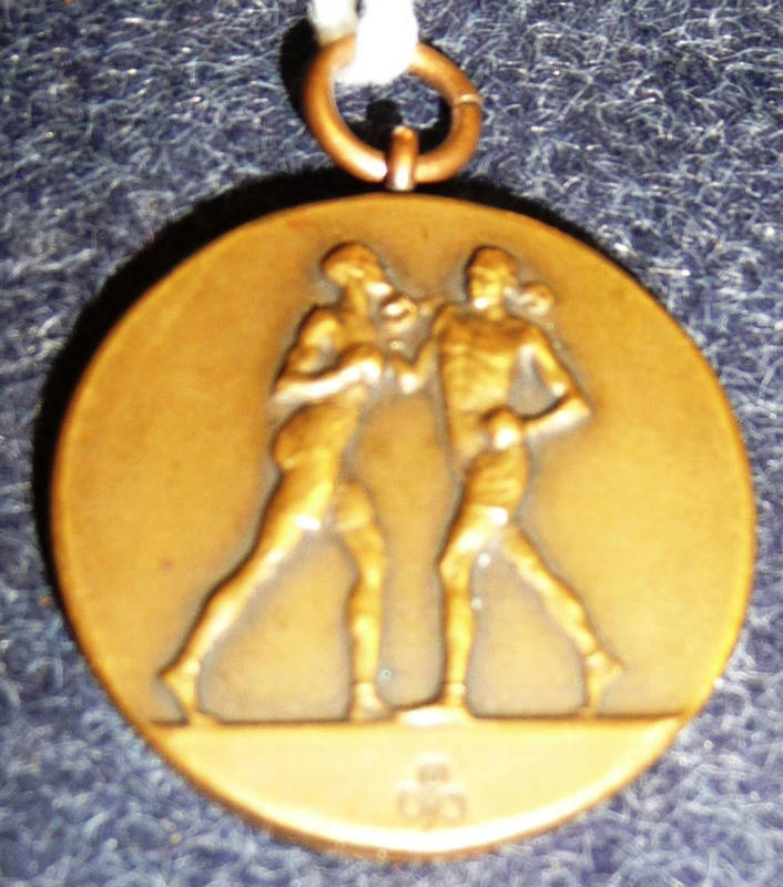 Lot 15 - A Bronze XXVII Inniskilling Boxing Medallion,
