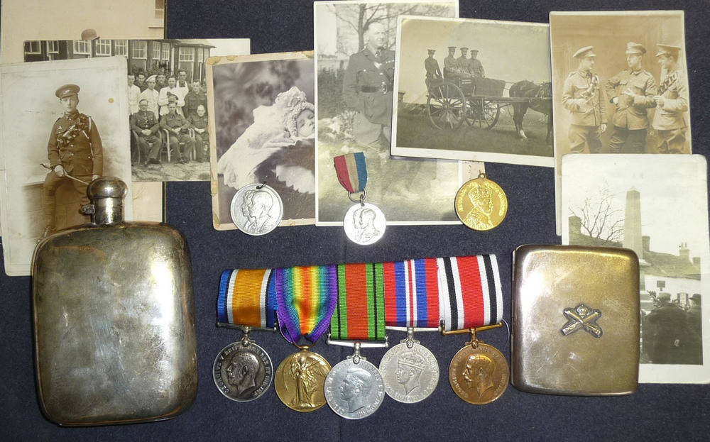 Lot 31 - A Group of Five First/Second World War Medals,