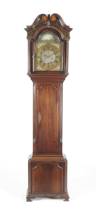 Lot 1317 - A Mahogany Eight Day Longcase Clock, case