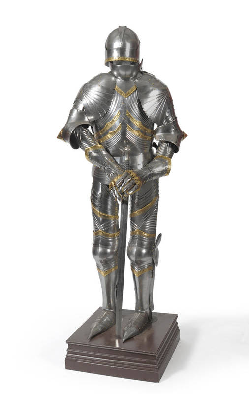 Lot 114 - A Reproduction Suit of Armour, in the Gothic