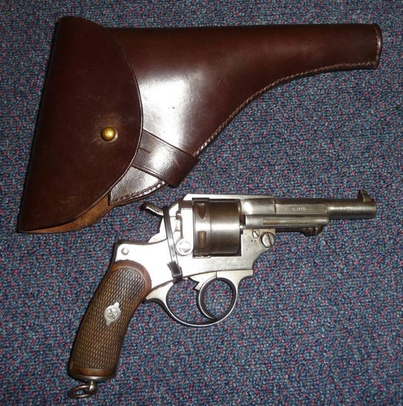 Lot 445 - A 19th Century French 11mm Single Action Six