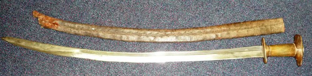 Lot 273 - A 19th Century Abyssinian Sword, the 78.5cm