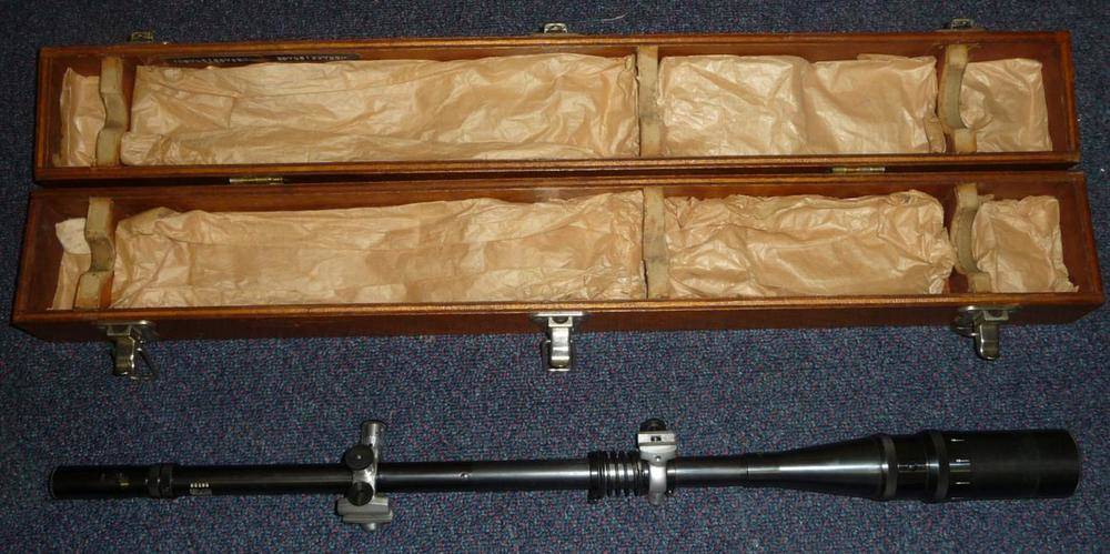 Lot 354 - A J Unertl 20x Rifle Scope, numbered 58226,