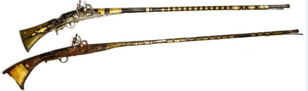 Lot 640 - Two 19th Century North African Miquelet Lock