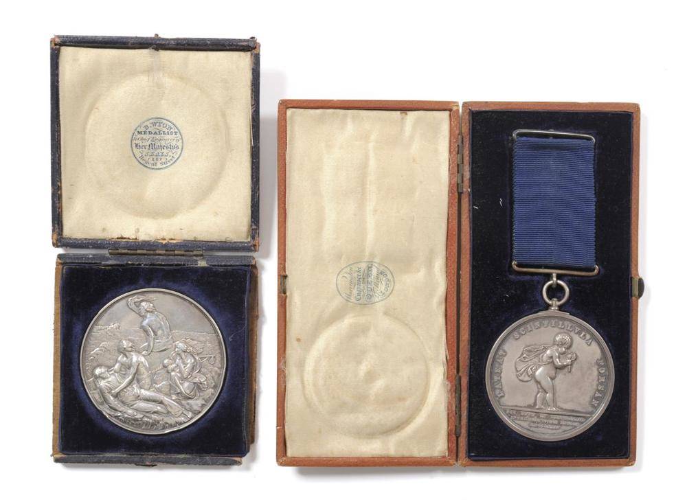 Lot 21 - Two Life Saving Medals:- The Royal Humane