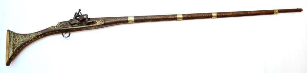 Lot 489 - A 19th Century Afghan Snaphaunce Musket,
