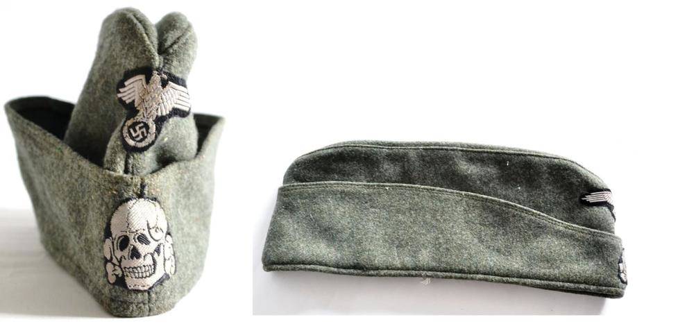 Lot 217 - A German Third Reich SS Overseas Cap, in