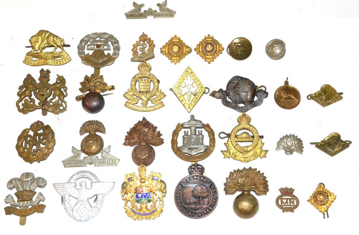 Lot 30 - A Collection of Seven Canadian Regimental Cap