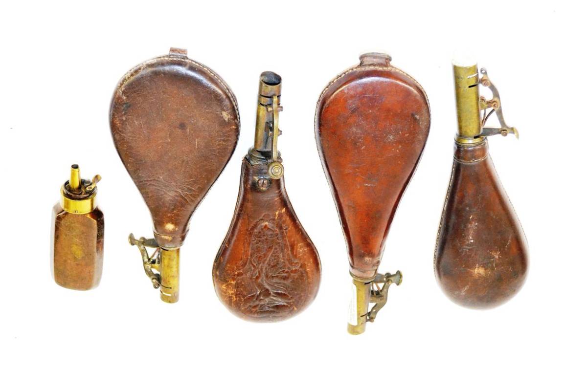 Lot 390 - A Copper Pistol Flask, of rectangular form