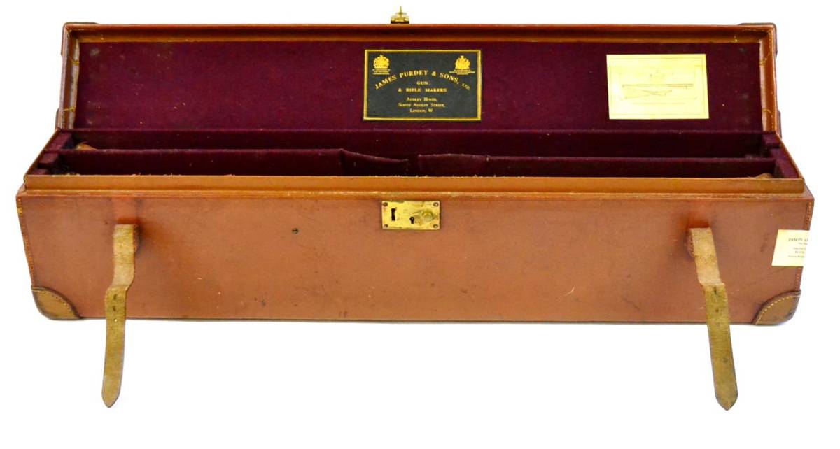 Lot 408 - A James Purdey Stitched Leather Shotgun Case,