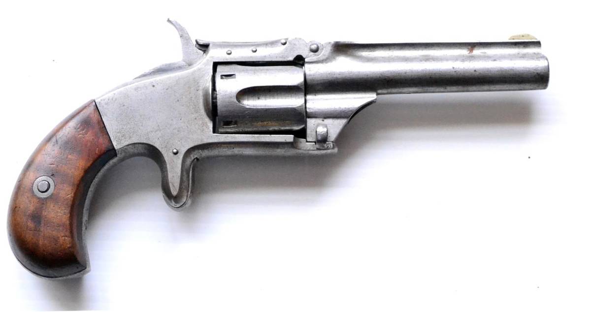 Lot 455 - A Smith & Wesson .32 Rimfire Model No. 1-1/2