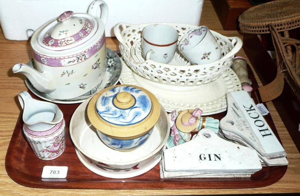 Lot 783 - A Set of Sixteen Ceramic Wine Cellar Labels;